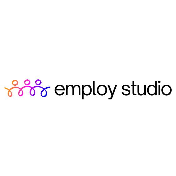 side by side logo white background – Employ Studio